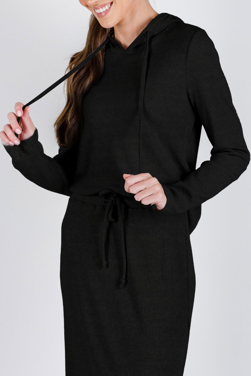 Callie Ribbed Top (Black) – Yakira Bella