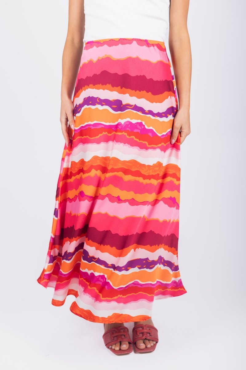 Dakota Skirt (Red Multi) – Yakira Bella