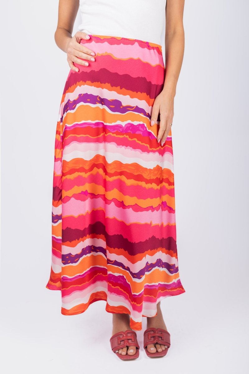 Dakota Skirt (Red Multi) – Yakira Bella